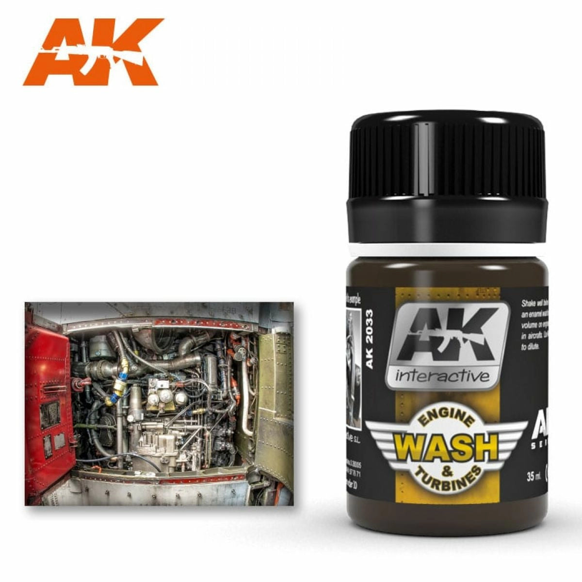 AK Interactive Weathering Products - Aircraft Engine Wash – Sideline ...